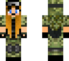 camo girl | Minecraft Skins