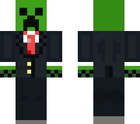 Creeper con traje | Minecraft Skin