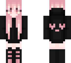 cute pink girl | Minecraft Skin