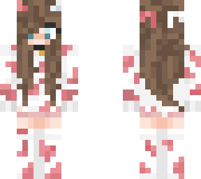 Pink Cow Print | Minecraft Skin
