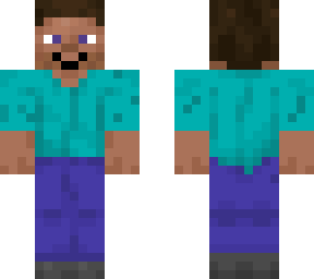 smiling steve | Minecraft Skins