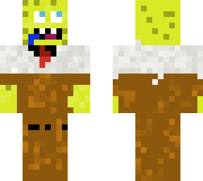 sponge bob with the tie | Minecraft Skin