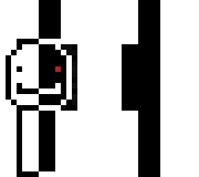 Black and White dream | Minecraft Skin