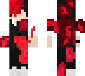 Bleeding boy with no eyes | Minecraft Skin