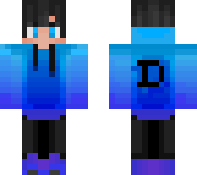 Blue Hoodie Skin | Minecraft Skin