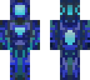 Blue Robot cyclops | Minecraft Skin