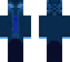 Blue Wither Helmet (custom) | Minecraft Skin