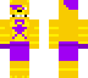 Fuzzy The Golden Shadow | Minecraft Skin