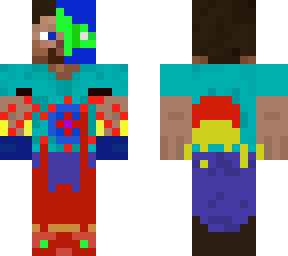 BLEEDING ROBOT ACID STEVE | Minecraft Skin