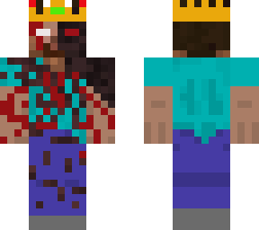 King Herobrine Dark King | Minecraft Skin