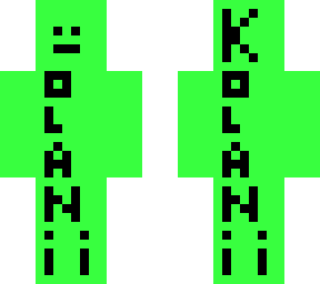 Lime green Kolanii | Minecraft Skin