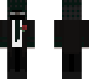 green suit minemanner | Minecraft Skin