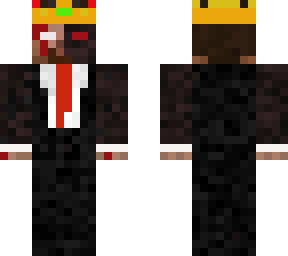 My King Herobrine Dark Herobrine Upgraded Version | Minecraft Skin