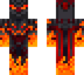 Nether Magma Knight | Minecraft Skin