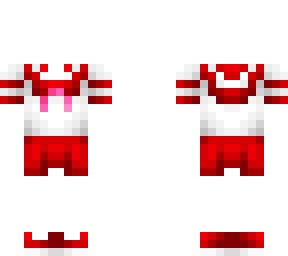 OB - White & Red School Uniform | Minecraft Skin