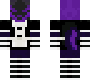 Purple Maid Protogen (Pani) | Minecraft Skin