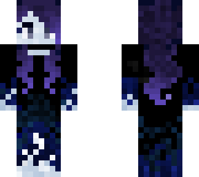 Sculk Magpie Girl | Minecraft Skin