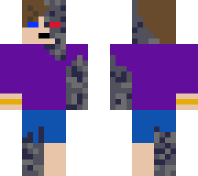 half robot | Minecraft Skins