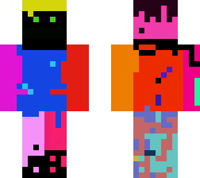 This Skin is Multicolor | Minecraft Skin