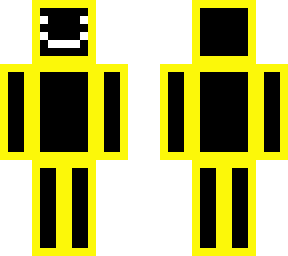 Yellow Outlined Guy. | Minecraft Skin