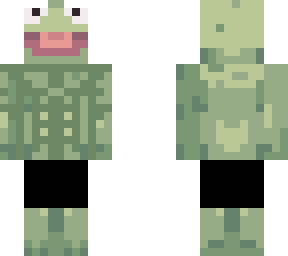 Buff frog shorts | Minecraft Skin