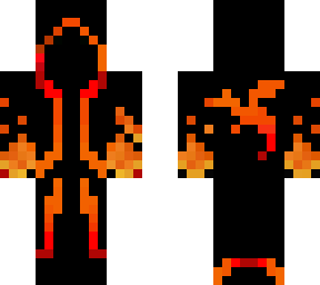 Flaming Assassin | Minecraft Skin