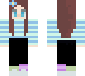 Girl In Blue Jumper! | Minecraft Skin