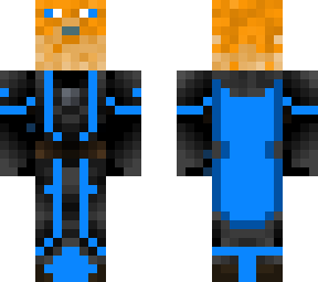 Light Blue pufferfish mage (UPDATED) | Minecraft Skin