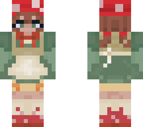 mushroom girl | Minecraft Skin