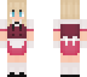 pink maid | Minecraft Skins
