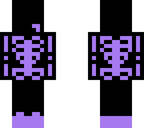 purple skeleton | Minecraft Skins