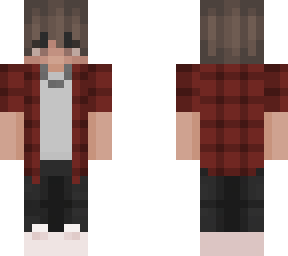 red flannel | Minecraft Skins