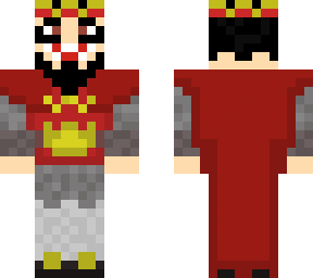 Clash Royale Red King | Minecraft Skin