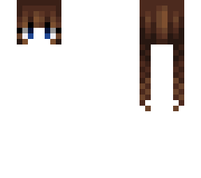 Female HB - Brunette Back Braids | Minecraft Skin