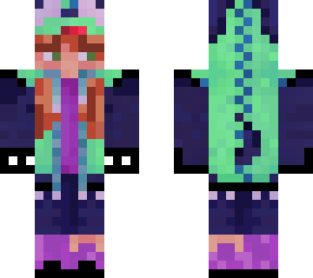 Ginger Girl in Gir PJ'z from Invader Zim (Updated) | Minecraft Skin