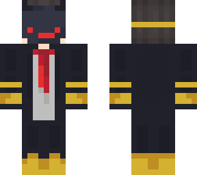 Royal Masked Neon Devil | Minecraft Skin