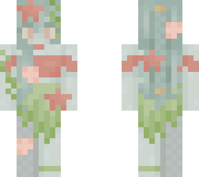 Tide Pool Mermaid (I just edited the eyes) | Minecraft Skin