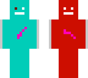 uhm blue and red keir and dev skin | Minecraft Skin