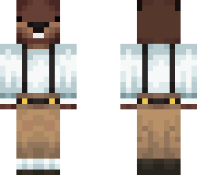 A true Beaver skin | Minecraft Skin