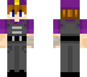 Michael Afton as a security guard | Minecraft Skin