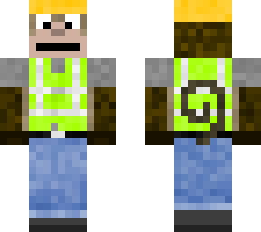 SuperCoolMonkey Construction | Minecraft Skin