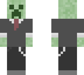 Minecraft Creeper In Suit Skins