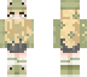 frog girl | Minecraft Skin