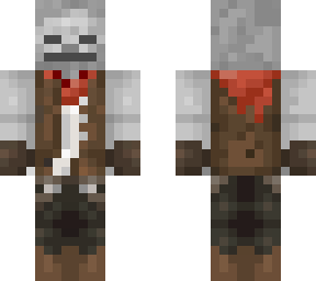 skeleton cowboy | Minecraft Skins