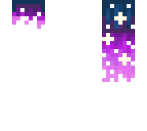 Celestial Hair Base RQ (w/ stars) | Minecraft Skin