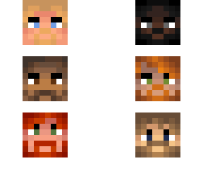 Couple Types Of Facial Hair | Minecraft Skin