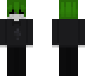 Eboy, green hair | Minecraft Skin