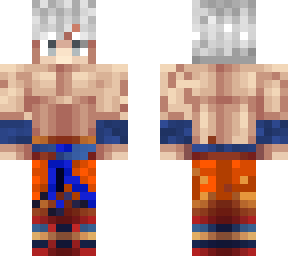 Goku (Ultra Instinct) | Minecraft Skin
