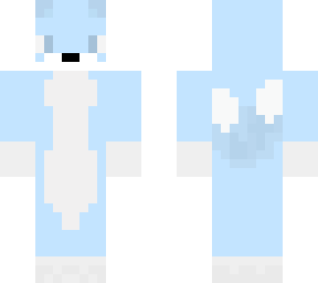Light blue two tail fox | Minecraft Skin