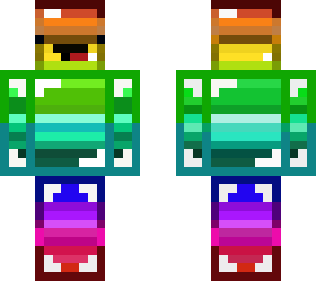 rainbow noob | Minecraft Skins